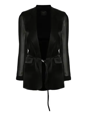 Pinko Satin Blazer - Black