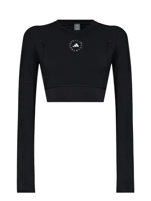 Adidas By Stella McCartney Truestrenght Cropped Top - Black