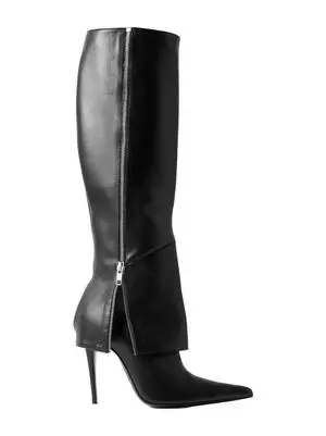 Magda Butrym Leather Knee Boots - Black
