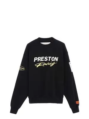 Heron Preston Racing Crewneck Sweatshirt - Black