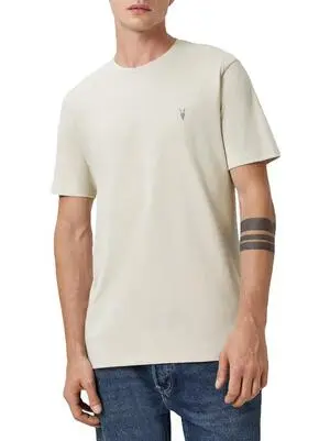ALLSAINTS Brace Cotton T-shirt - Feather Taupe