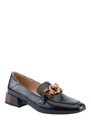 SPRING STEP SHOES Baldwin Loafer Pump - Black Patent