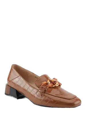 SPRING STEP SHOES Baldwin Loafer Pump - Camel Patent