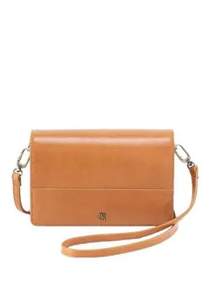 Hobo Jill Leather Phone Crossbody Bag - Natural