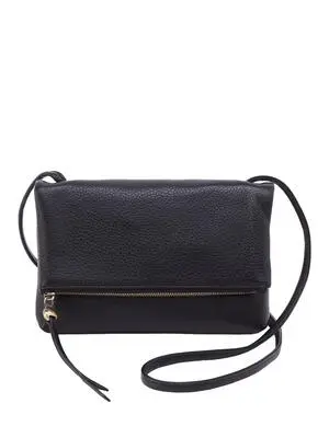 Hobo Small Grant Leather Crossbody Bag - Black