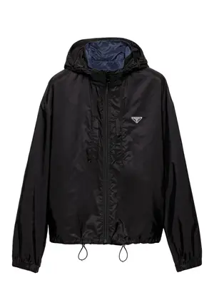Prada Re-nylon Jacket - Black/blue
