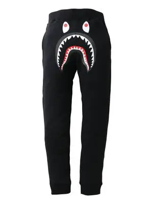 A BATHING APE Shark Slim Sweatpants - Black