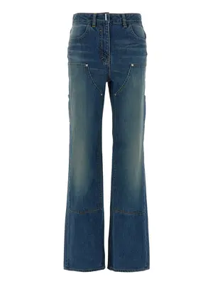 Givenchy Wide-leg Jeans - Blue