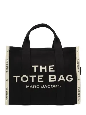 Marc Jacobs Jacquard Tote - White/black