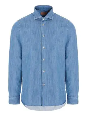 BORRIELLO NAPOLI Marechiaro' Shirt - Light Blue