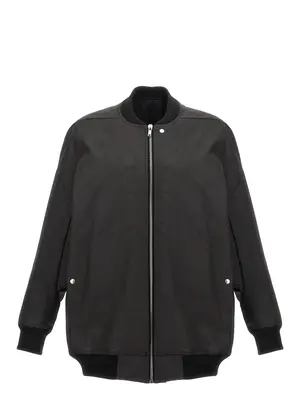 Rick Owens Jumbo Peter Flight Jacket - Black