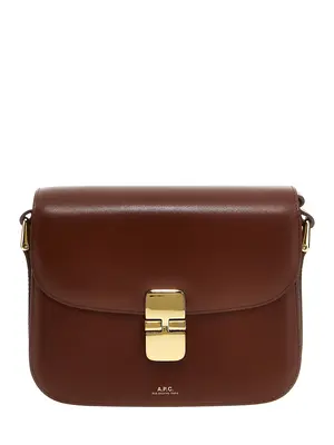 A.p.c. Grace Small Crossbody Bag - Brown