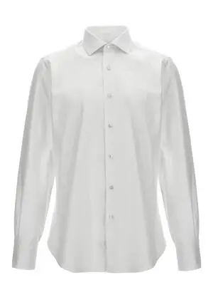 BARBA NAPOLI Cotton Shirt White