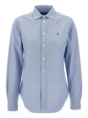 Polo Ralph Lauren Logo Embroidery Shirt - Light Blue