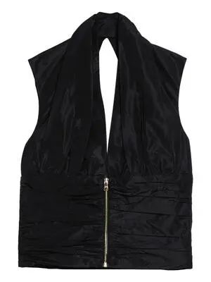 PATOU Zipped Waistcoat - Black