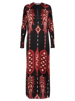 Johanna Ortiz Printed Silk Tunic - Black