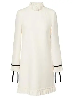 Valentino Garavani Crepe Couture Mini Dress - White