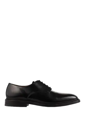 Sandro Lace-up Leather Derby Shoes - Noir / Gris
