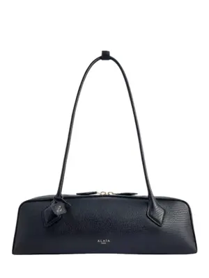 Alaïa Alaïa Le Teckel Medium Leather Shoulder Bag Noir