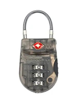 Briggs & Riley Tsa Cable Luggage Lock - Clear