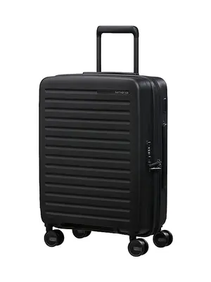 SAMSONITE Stackd Spinner Hard Case Cabin Suitcase 55cm - Black