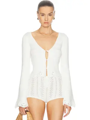 Lpa Heidi Cardigan - White