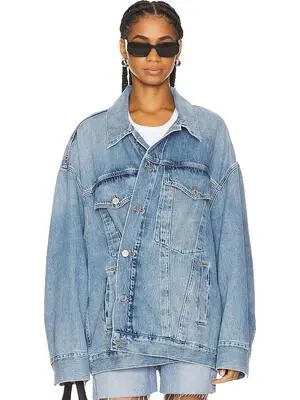 AGOLDE Reworked Wayne Jacket - Denim-medium
