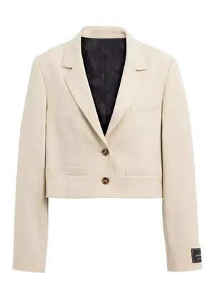 COACH Cropped Blazer Khaki