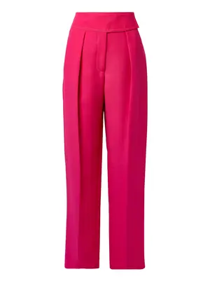 Christopher John Rogers Cady Tapered Pants Fuchsia