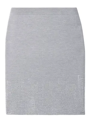 JW ANDERSON JW Anderson Studded Wool Mini Skirt