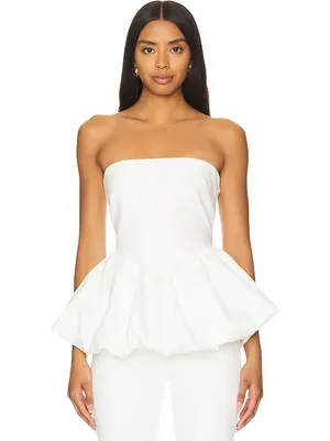 Line & Dot Goldie Strapless Top - Ivory