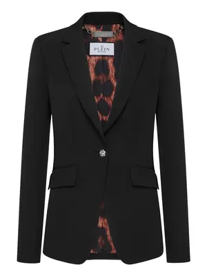 Philipp Plein Crystal-skull Blazer - Black