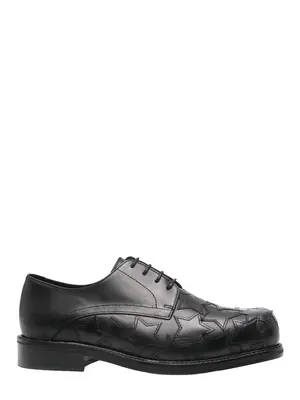 STEFAN COOKE Star-patches Derby Shoes - Black