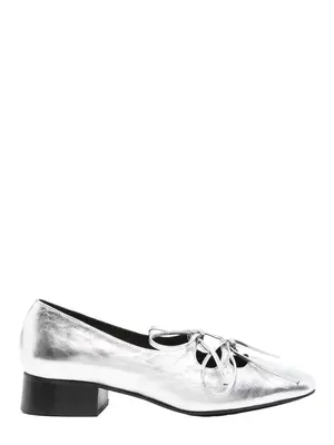NICOLE SALDANA 25mm Isabel Pumps - Silver
