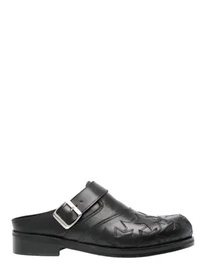 STEFAN COOKE Star Biker Mules - Black