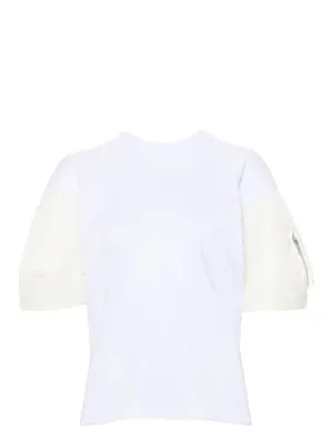 Sacai Cotton Jersey T-shirt - Blue
