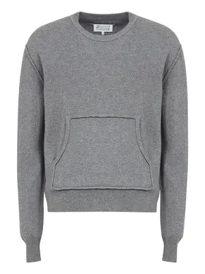 MAISON MARGIELA Pouch-pocket Sweater - Grey