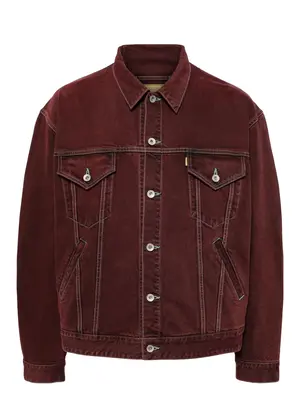 DOUBLET Doublet Contrast-Stitching Denim Jacket