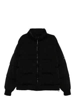 C.P. COMPANY Lens-embellished Padded Jacket - Black