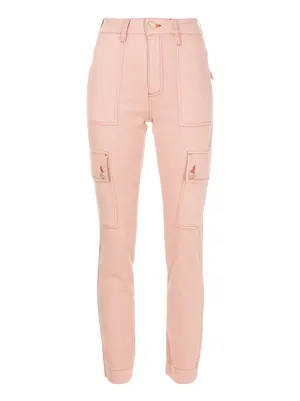 LETHICIA BRONSTEIN Antônia Slim-cut Cargo Trousers - Pink