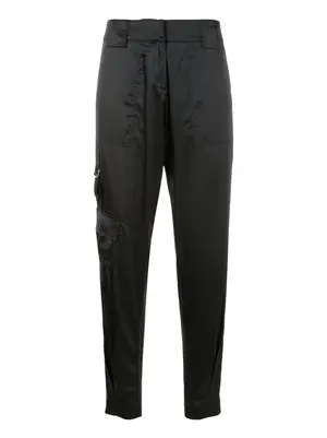LETHICIA BRONSTEIN Abrey Tapered Cargo Trousers - Black