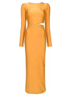 LETHICIA BRONSTEIN Sophia Cut-out Maxi Dress - Yellow