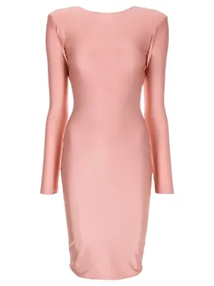 LETHICIA BRONSTEIN Gracie Metallic-sheen Dress - Pink