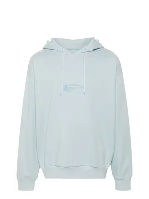 Givenchy Logo-embroidered Hoodie - Blue