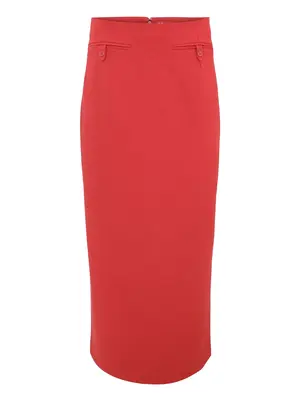 Staud Smith Skirt - Red