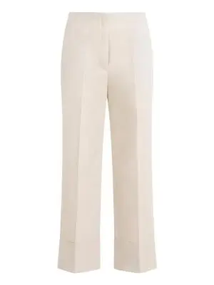 Theory Sand Cotton Pants - Beige