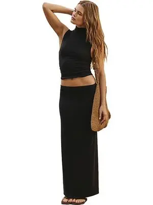 Free People Free People Matching Set Black