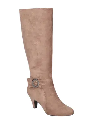 BELLA VITA Rima Knee High Boots - Taupe Suede