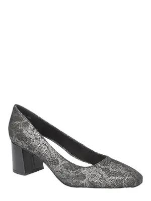BELLA VITA Jillian Pumps - Silver Lace
