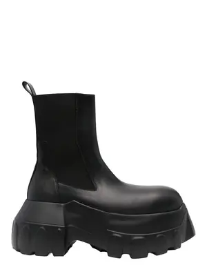 Rick Owens Beatle Mega Tractor Boots - Black